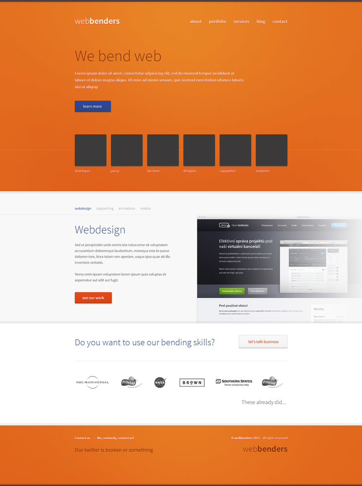 Free PSD Website Template Free PSD File
